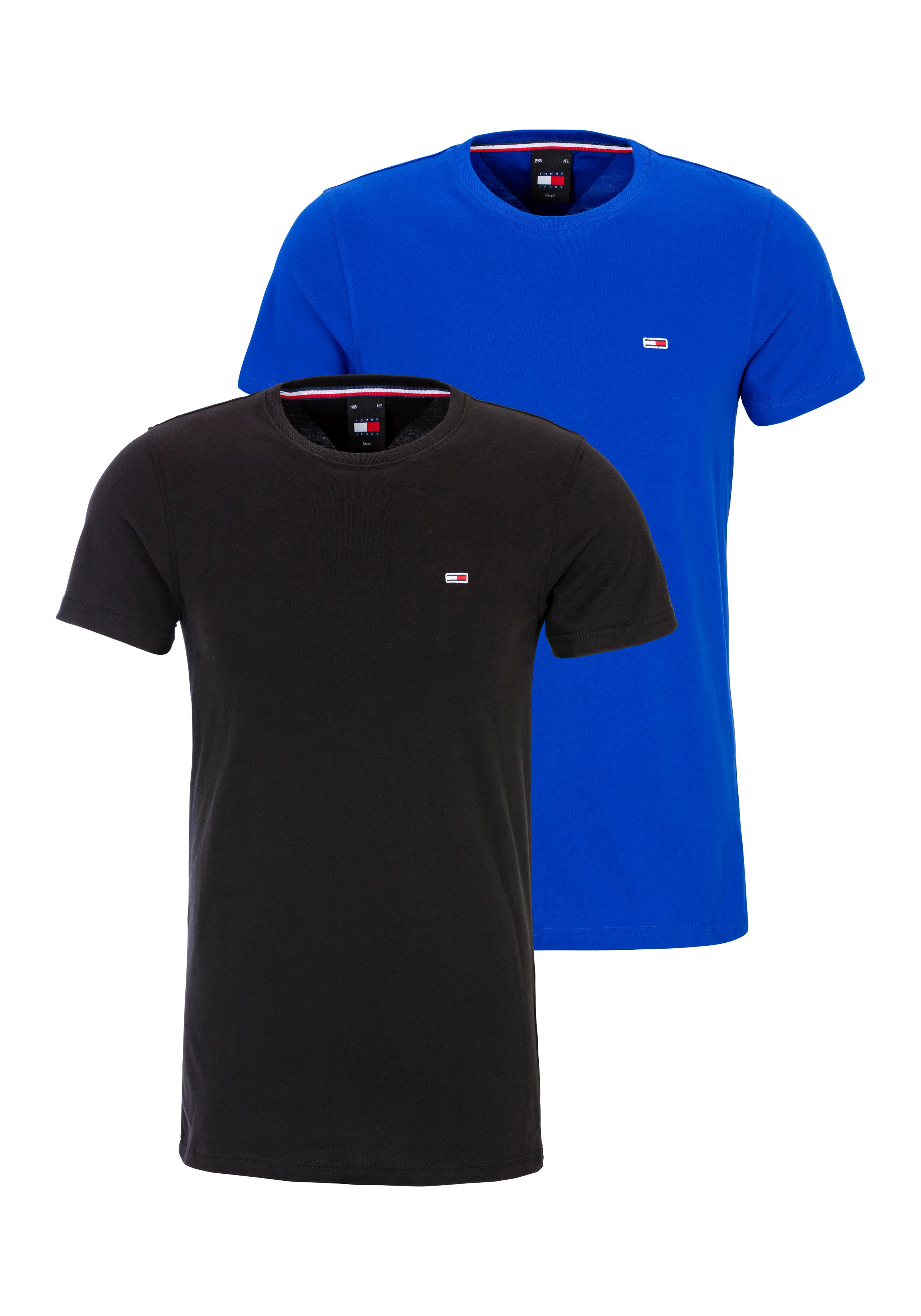 Tommy Jeans T Shirt Tjm 2pack Slim Jersey Tee Packung 2 Tlg 2er
